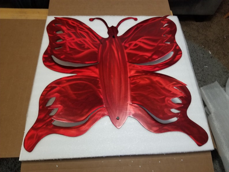 Metal Butterfly 3D Plasma Cut Sculpture Metal Wall Art - Etsy