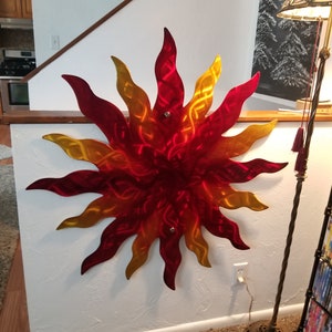 Large Metal Sun Wall Art - Etsy