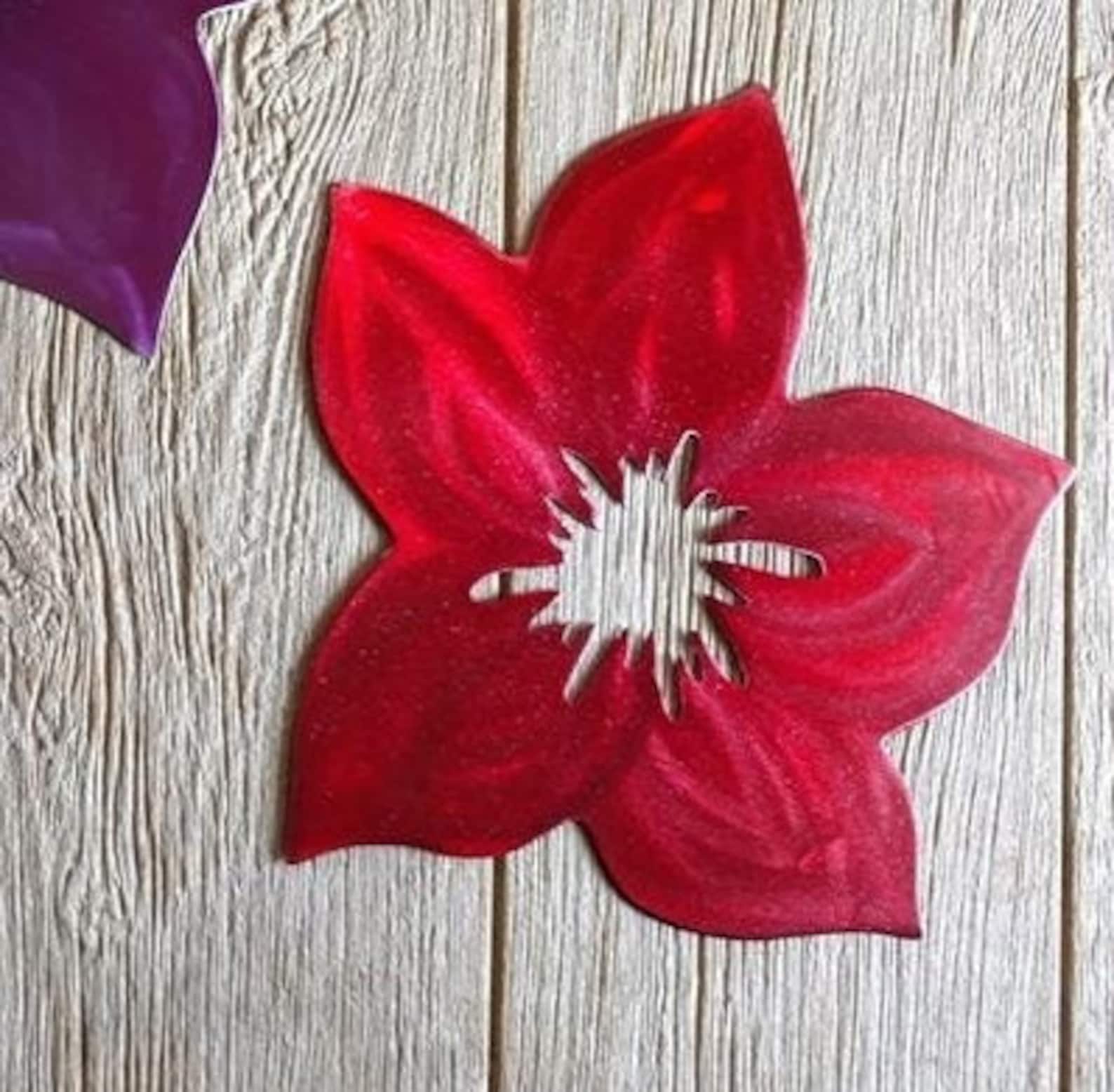 Floral Bouquet Wall Decor Metal Wall Art Flower Plasma Cut | Etsy