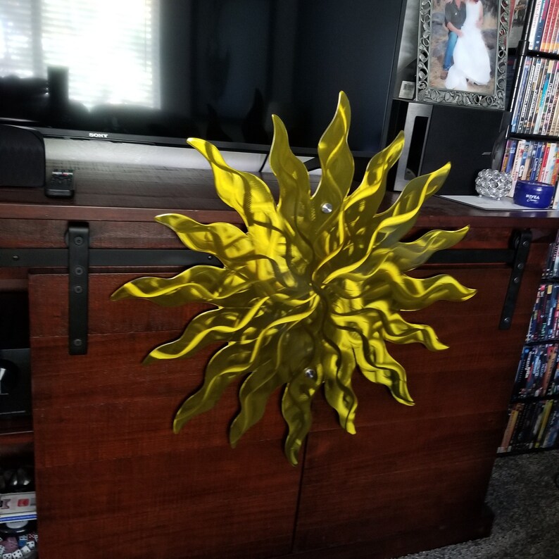 Metal Wall Decor Sun Wall Art Large Indoor Outdoor Sun - Etsy