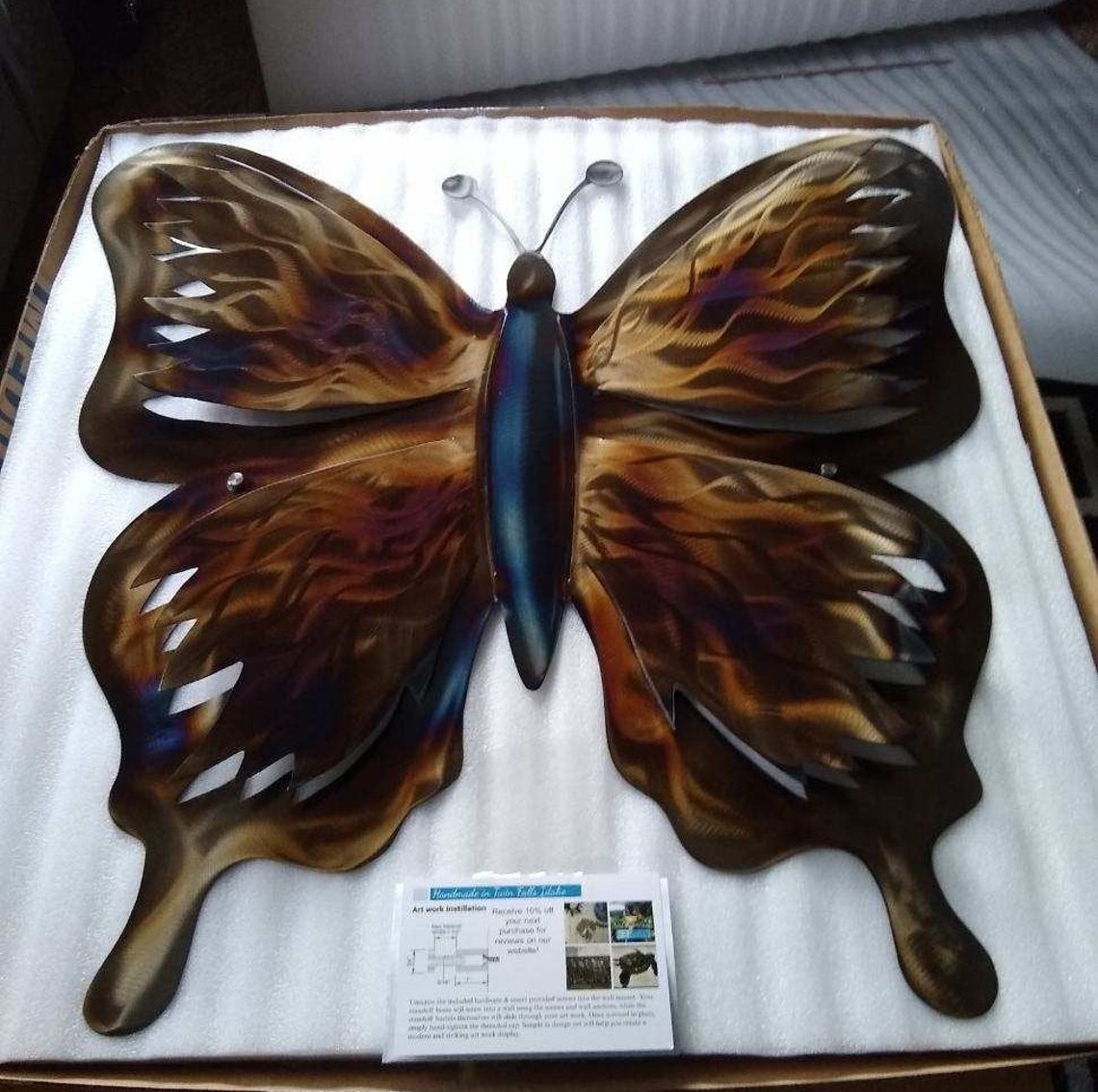 Metal Butterfly 3D Plasma Cut Sculpture Metal Wall Art - Etsy