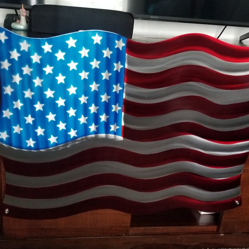 Metal American Flag - Etsy