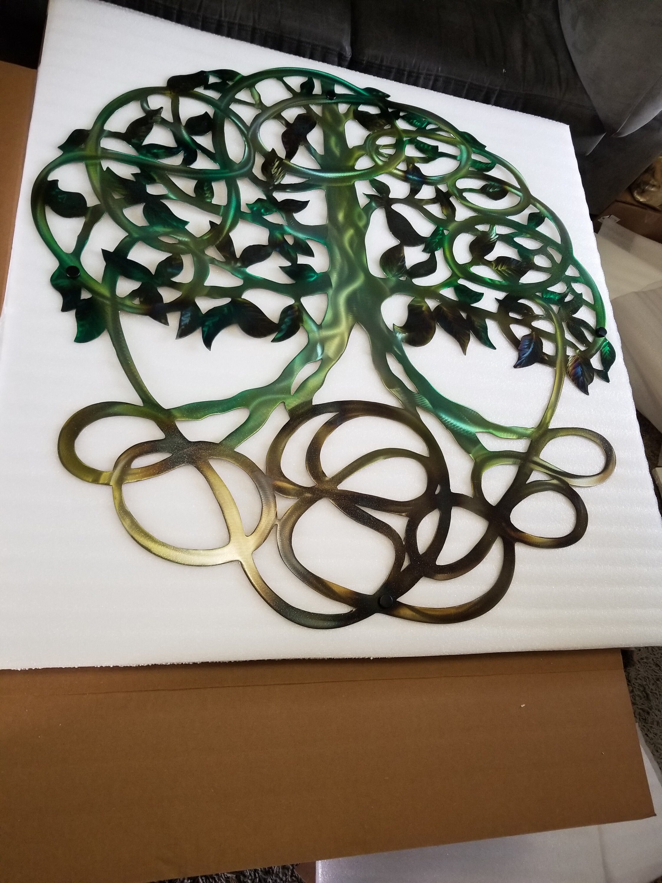 Metal Wall Decor Tree of Life Indoor Outdoor Large Tree ETSY - Etsy