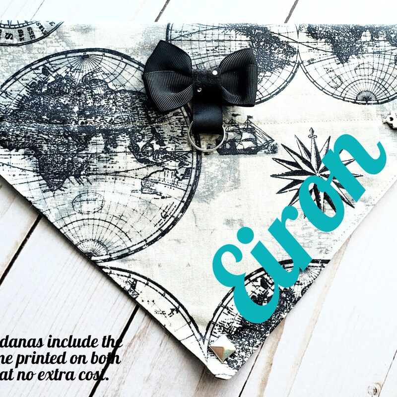 Map Bandana - Etsy