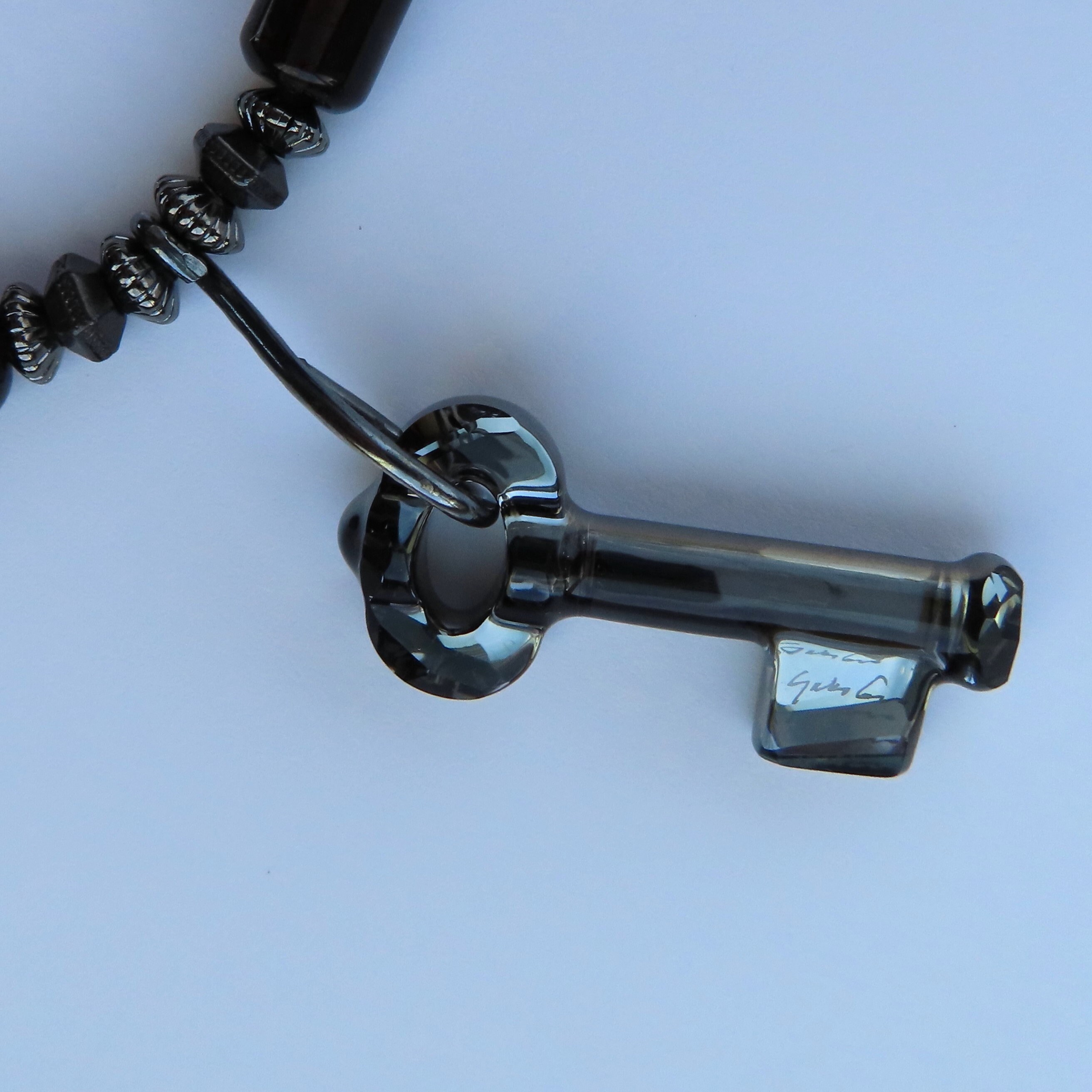 Yoko Ono key to Open the Forest Pendant With Etched Yoko Ono - Etsy