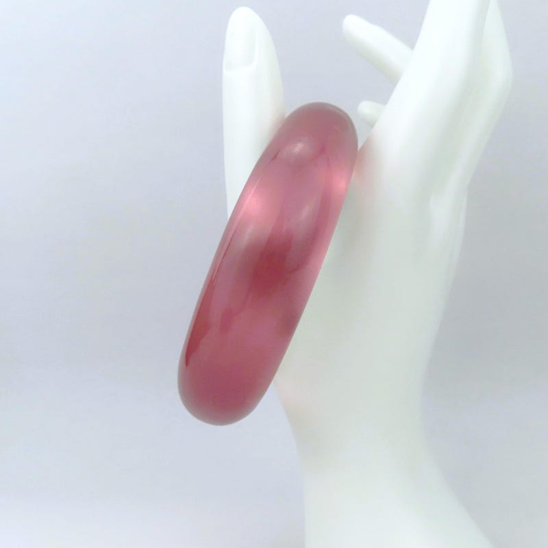 Pink Lucite Bangle - Etsy
