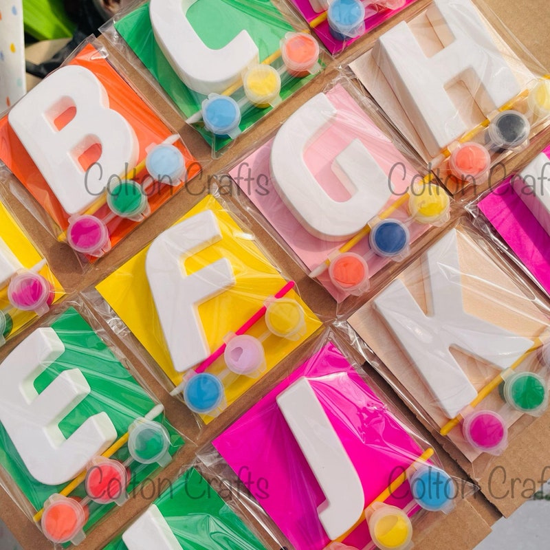 Painted Initials - Etsy