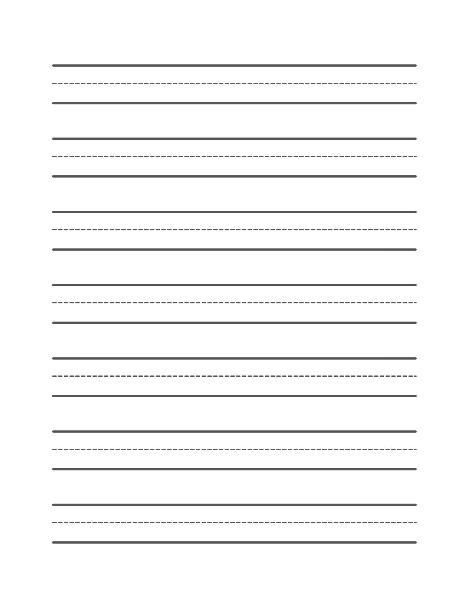 Printable Kids Handwriting Practice Paper, PDF Download - Etsy