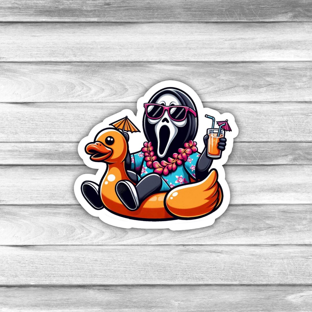 Ghost Guy- Horror- Rubber Duck- Pool Floatie- Summer Themed- Funny ...