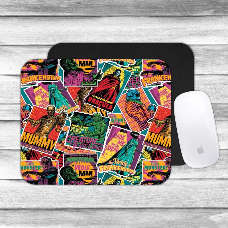 Gaming Mouse Pad Monsters - Etsy