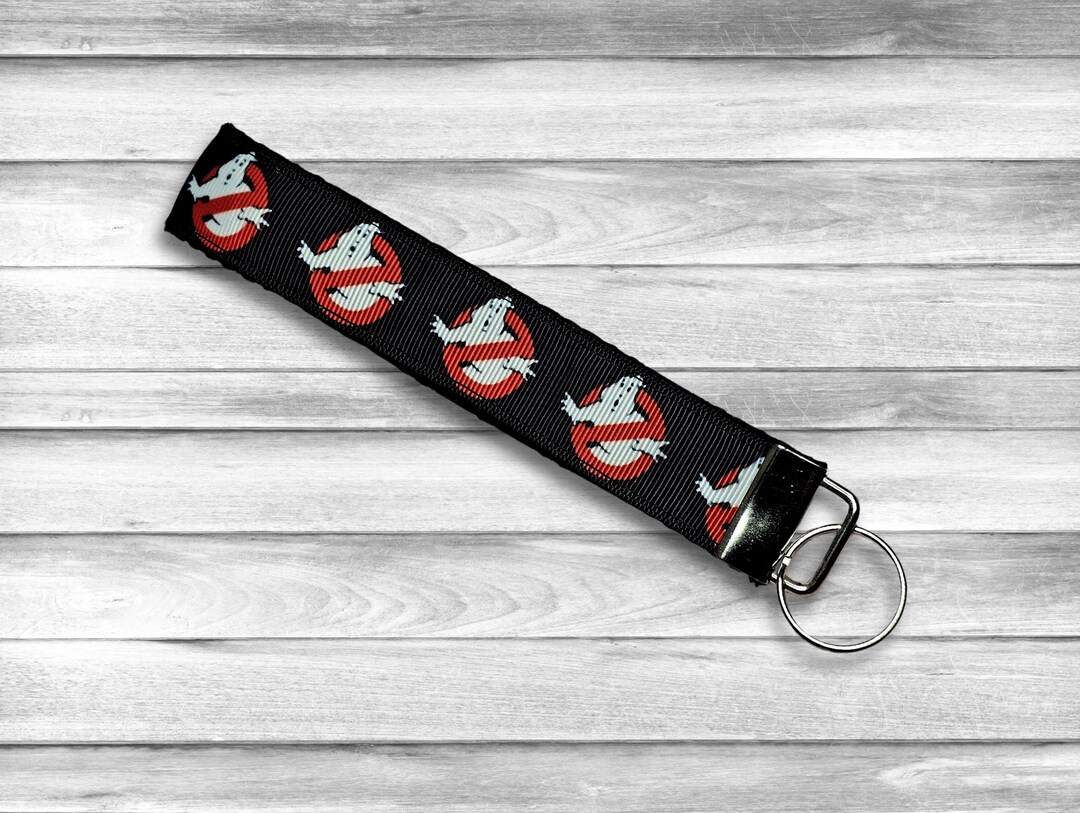 Ghostbusters Keychain Wristlet: Cotton Key Fob - Etsy