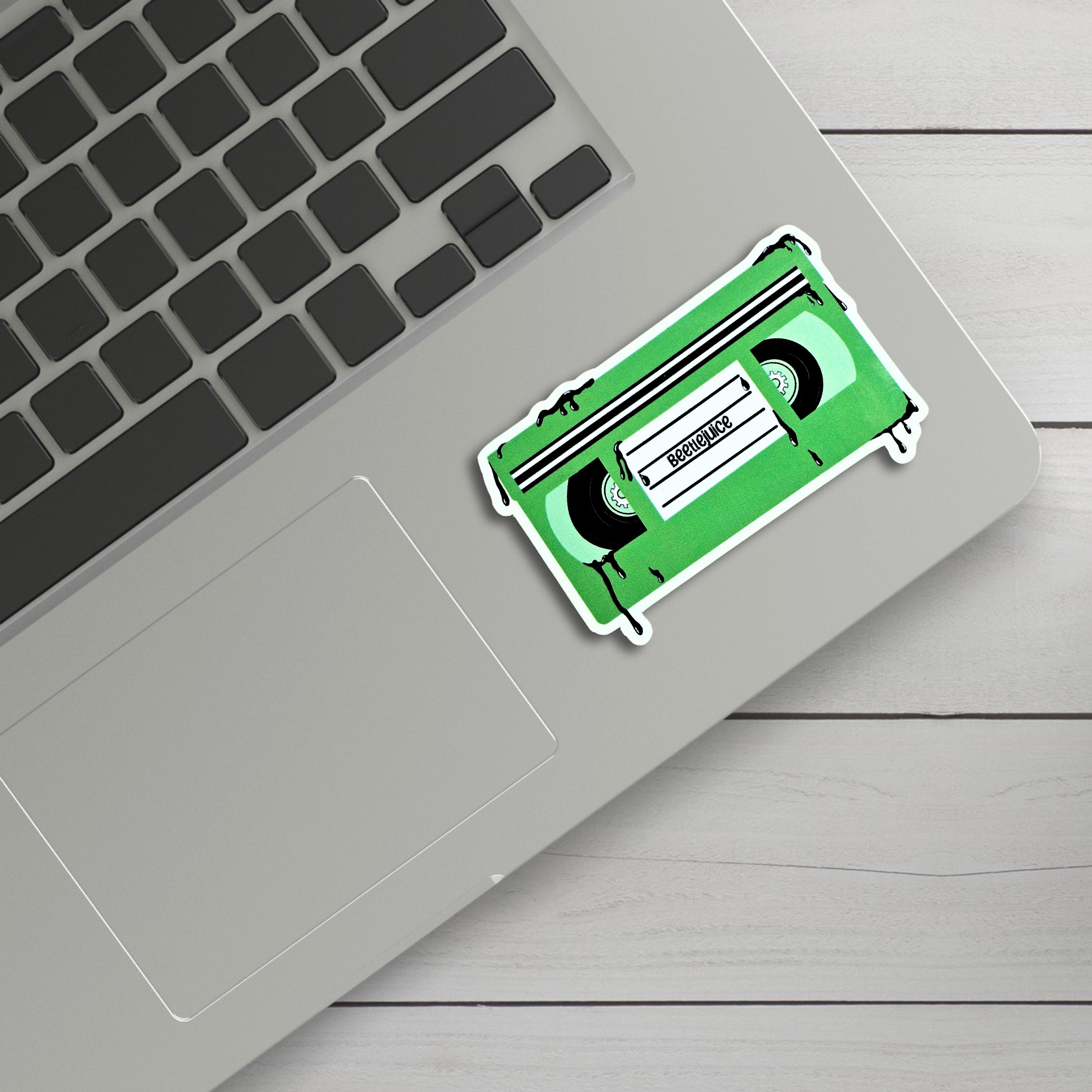 Beetlejuice VHS Tape Sticker: Glossy Movie-inspired Vinyl - Etsy
