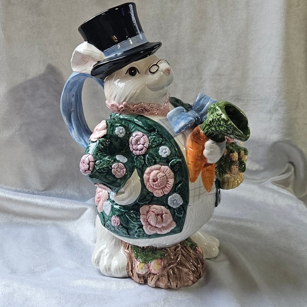 Rabbit Pitcher - Etsy