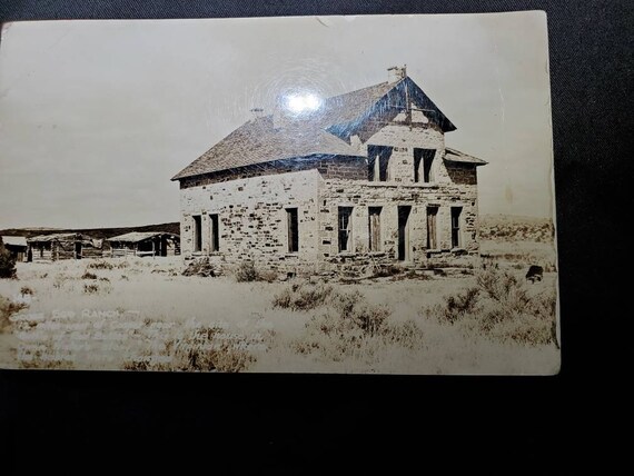 RPPC Goose Egg Ranch Wyoming Brownstone Photo Postcard - Etsy