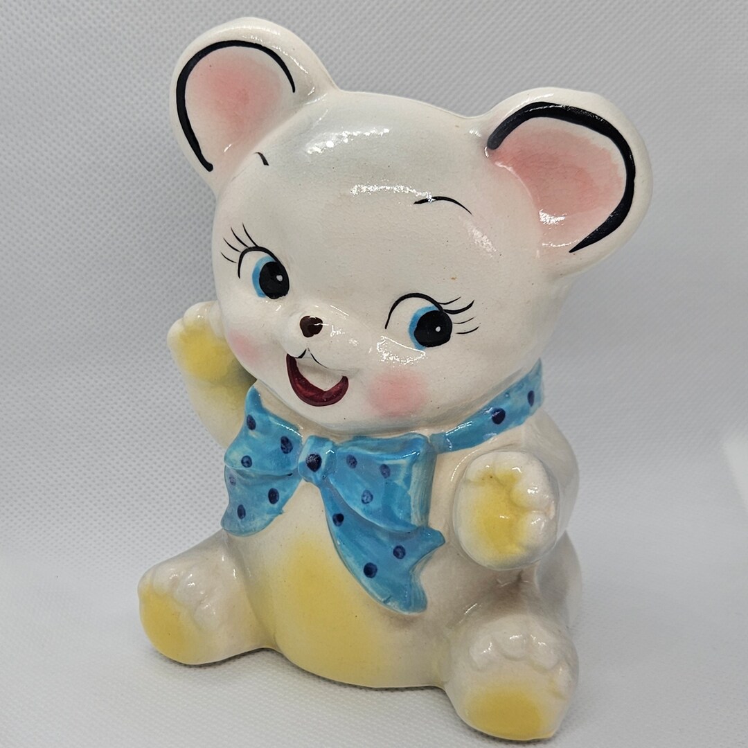 Vintage Rubens Original Planter, Bear, Anthropomorphic, Foil Label ...