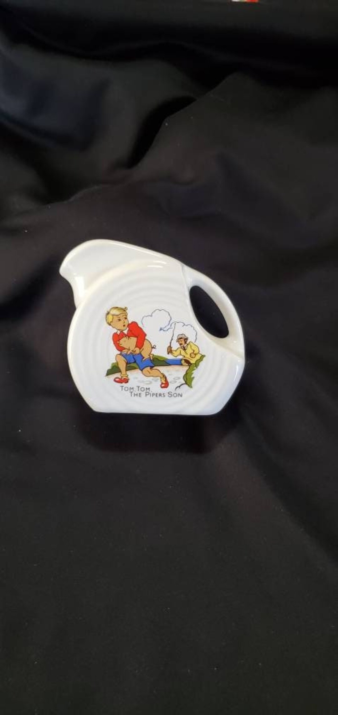 SALE! Fiesta Mini Disc Pitcher Nursery Rhyme Limited Edition, "tom Tom ...