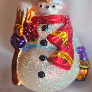 Christopher Radko Gem Sno Glo Stroll Gem Snowman 1016204 Marked and ...