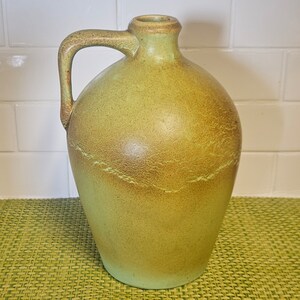 Rumrill Jug Candle Holder, USA 1930s, Copper Brown & Green, American ...