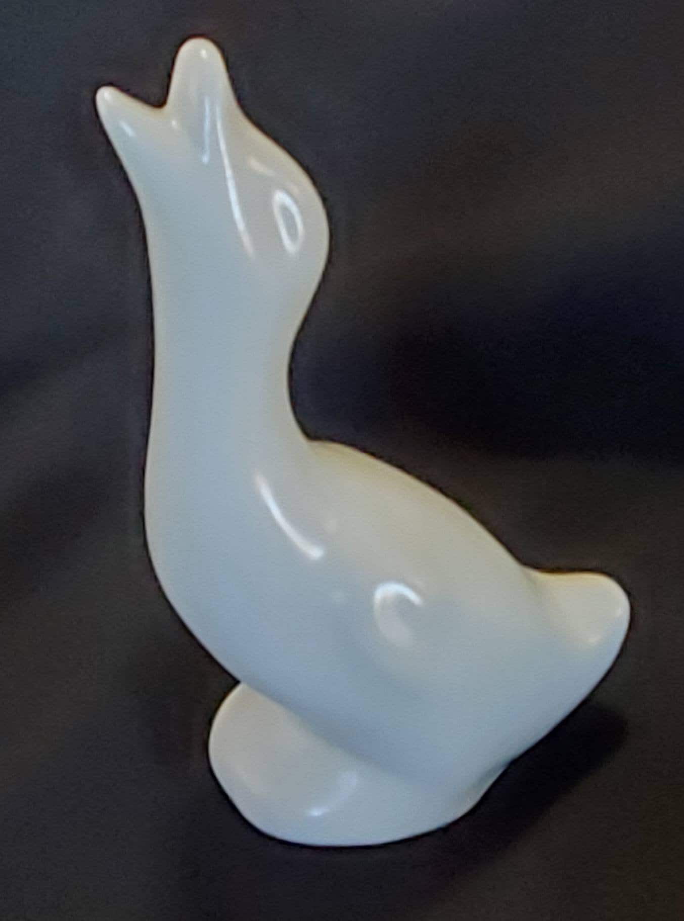 3 Vintage California Art Pottery, Haldeman Caliente Duck Goose, Aqua ...