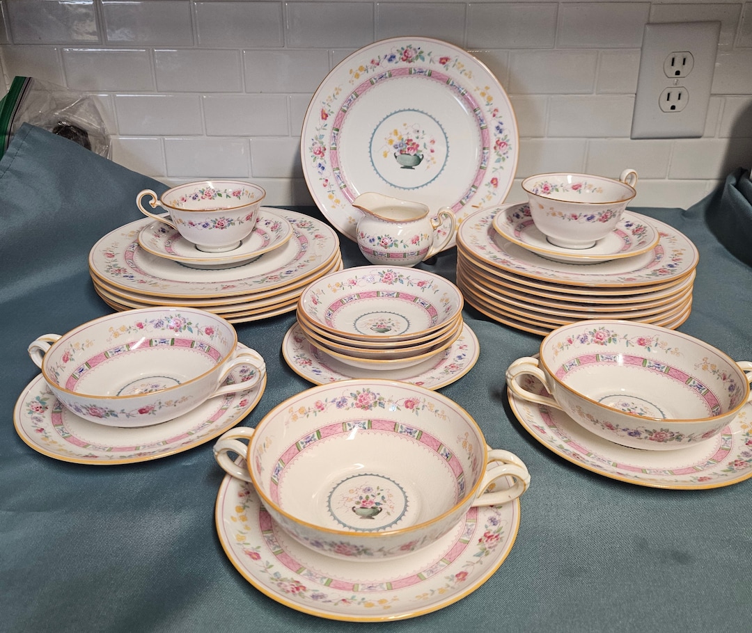 Royal Doulton England Dinnerware, Urn Pattern, 1920s, Choice of Pieces, Charming Chinoiserie - Etsy