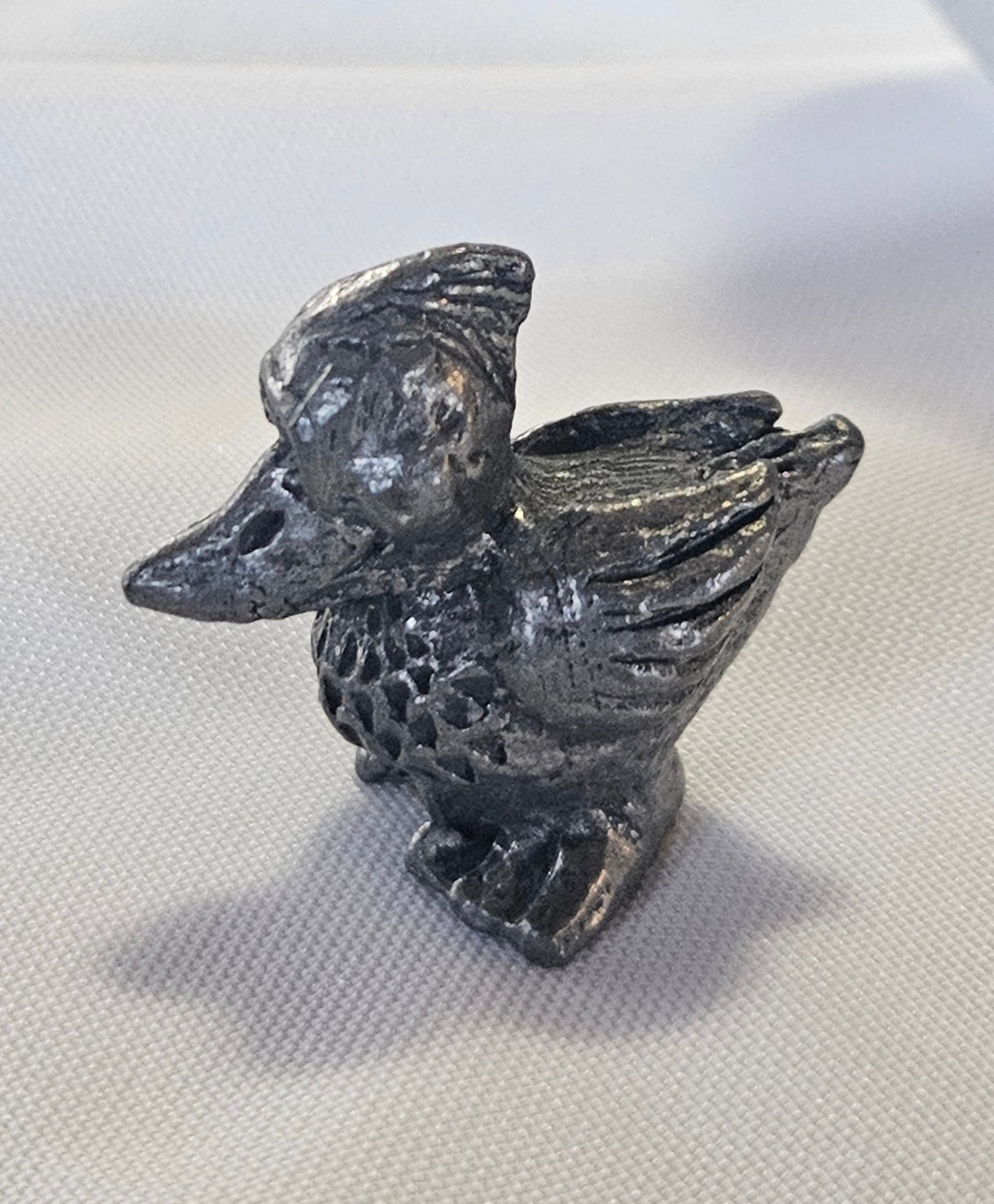 Miniature Pewter Duck by Michael Ricker, Cute and Whimsical - Etsy