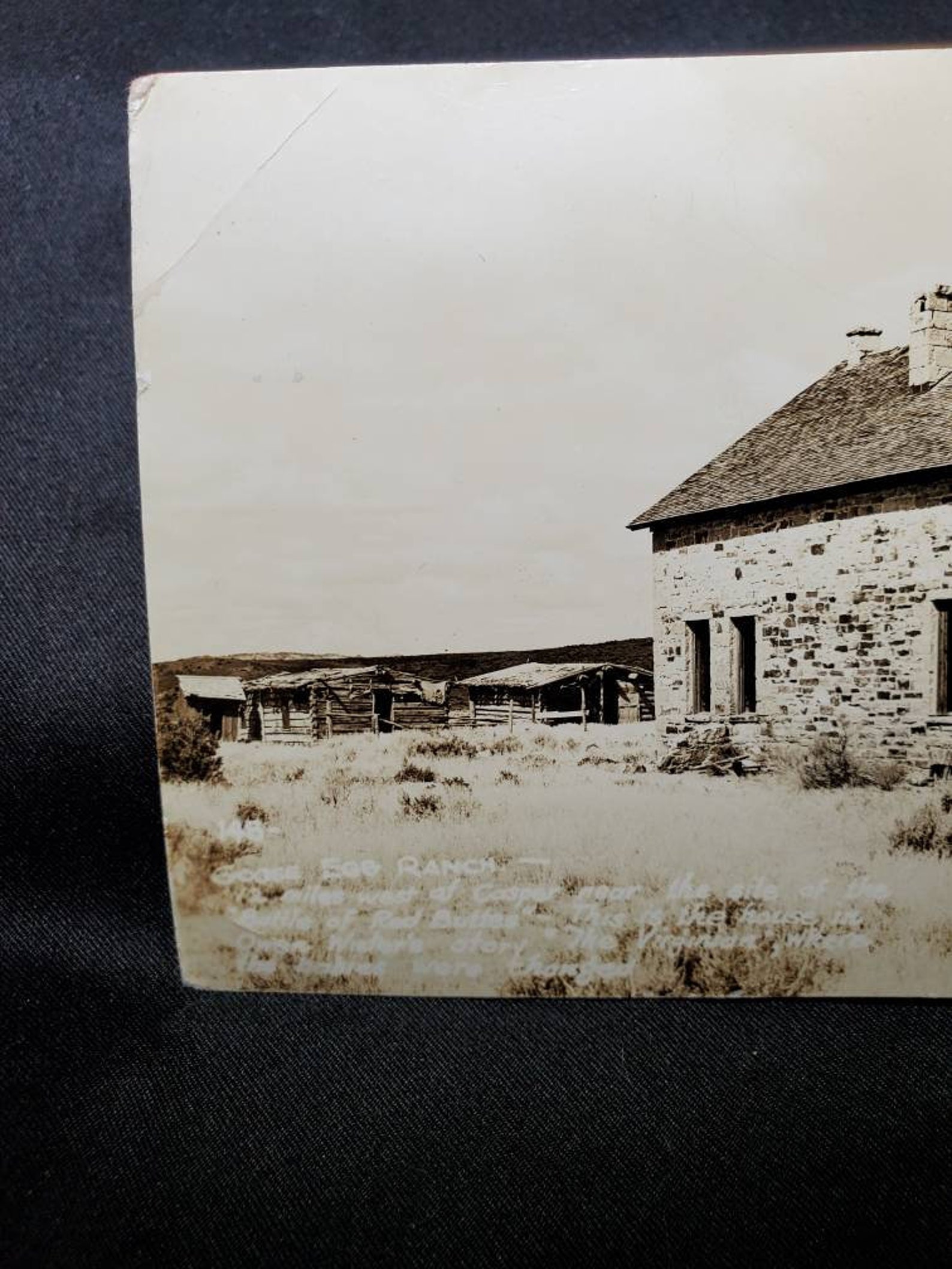 RPPC Goose Egg Ranch Wyoming Brownstone Photo Postcard - Etsy