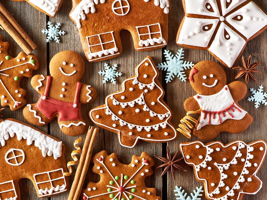 12 Christmas Gingerbread Soy Wax Melt-12 Pcs in a Pack - Etsy