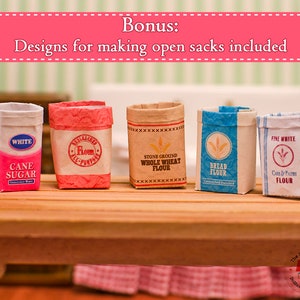 1:12 Scale Deluxe Dollhouse Baking Set Printable, Instant Download ...