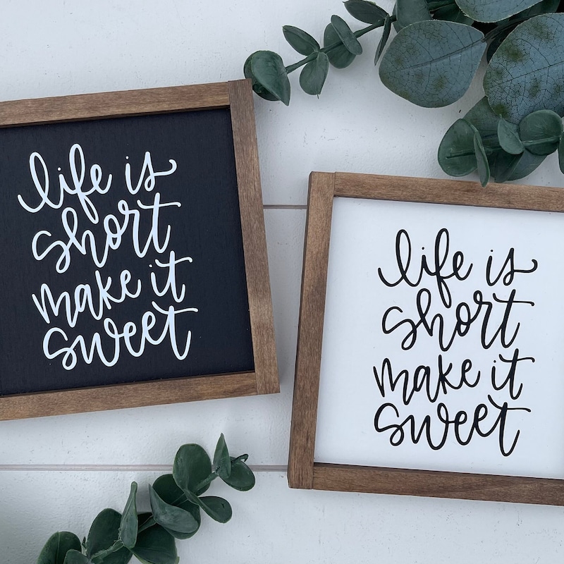 Life is Sweet Sign - Etsy