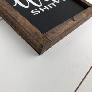 Well Shit Wooden Sign / Bathroom Sign / Funny Sign / Guest Bathroom ...