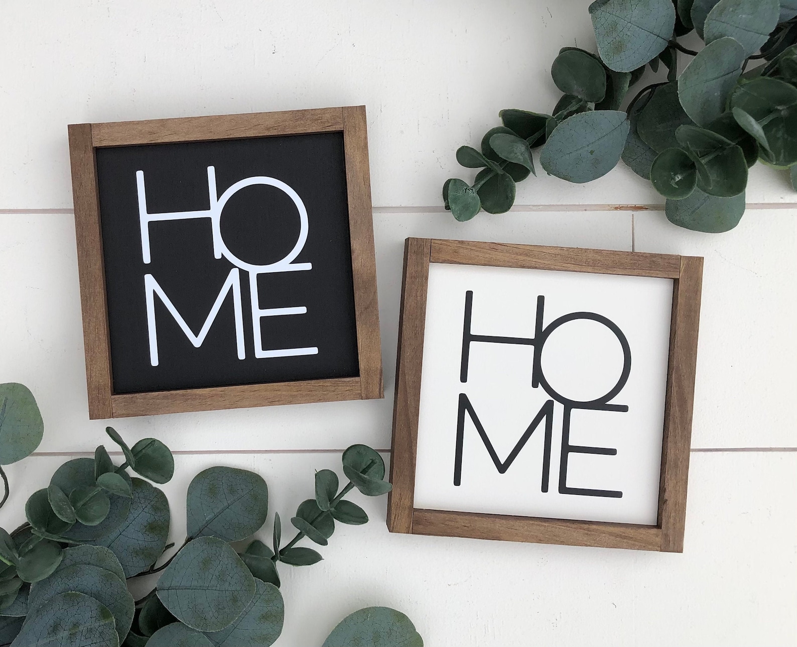 Home Wooden Sign / Modern Home Sign/ Tiered Tray Sign / Entryway Sign ...