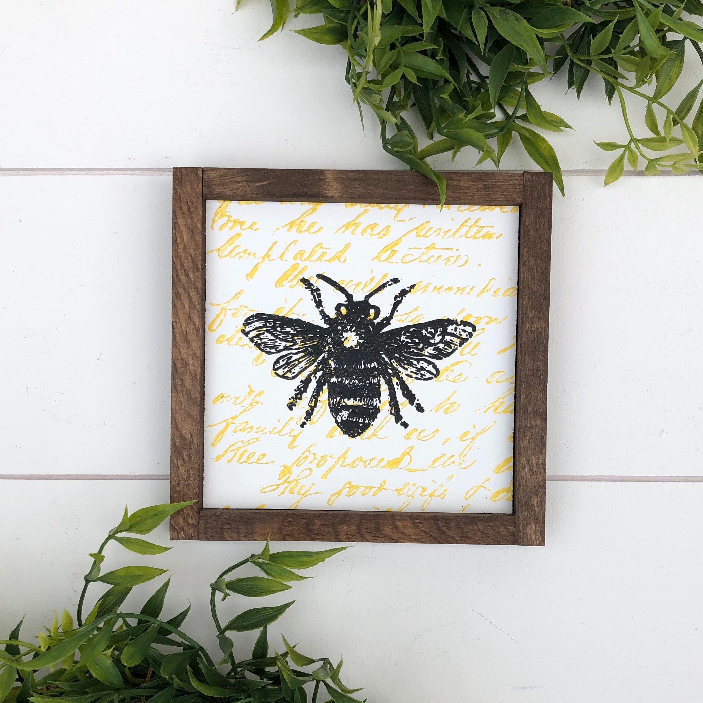 Bee Wooden Sign / Tiered Tray Sign / Mini Sign / Farmhouse - Etsy