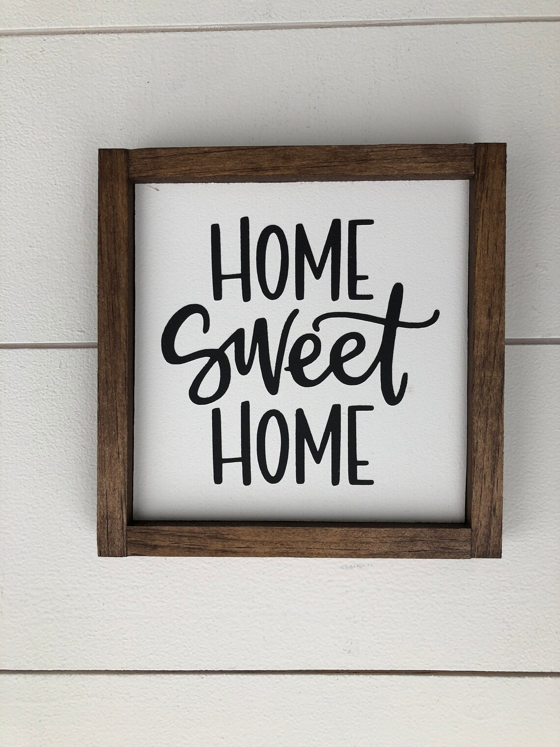 Home Sweet Home Wooden Sign / Mini Sign / Tiered Tray Sign / Entryway ...