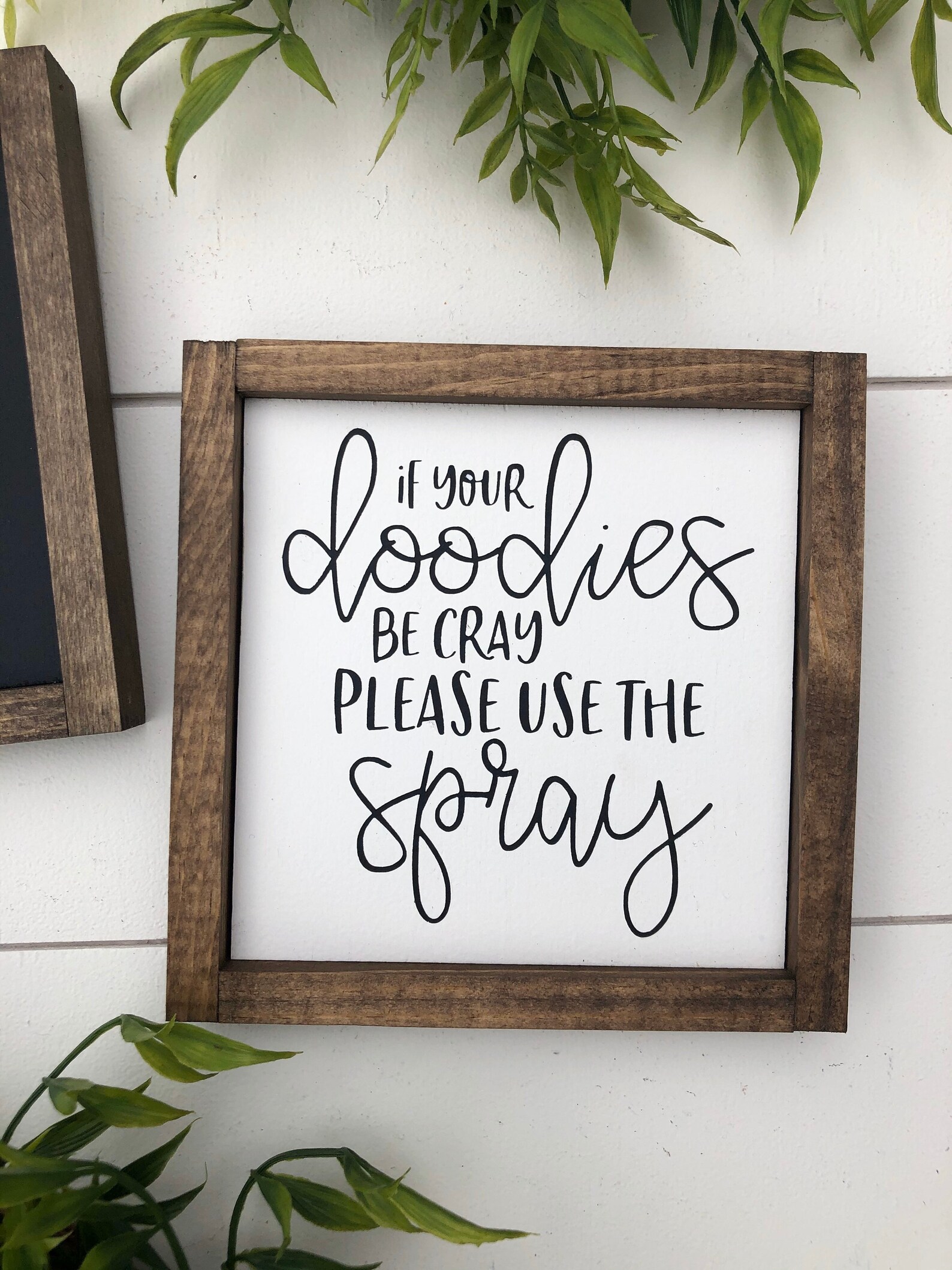 If Your Doodies Be Cray Please Use the Spray Sign / Bathroom | Etsy