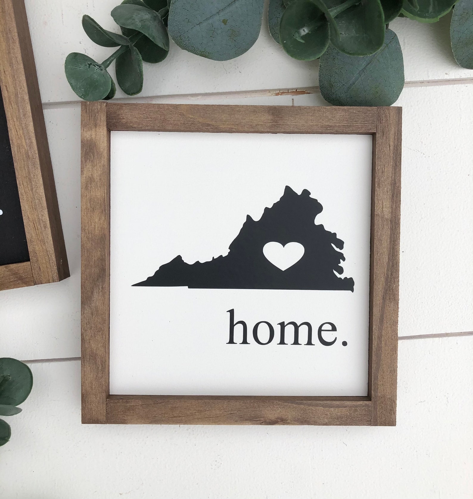 State Home Sign / Any State Available / Farmhouse Sign / - Etsy