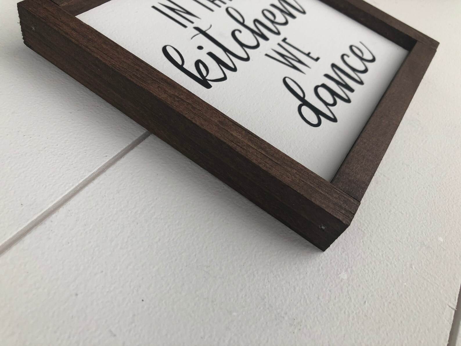 In This Kitchen We Dance Wooden Sign / Tiered Tray Sign / Mini | Etsy