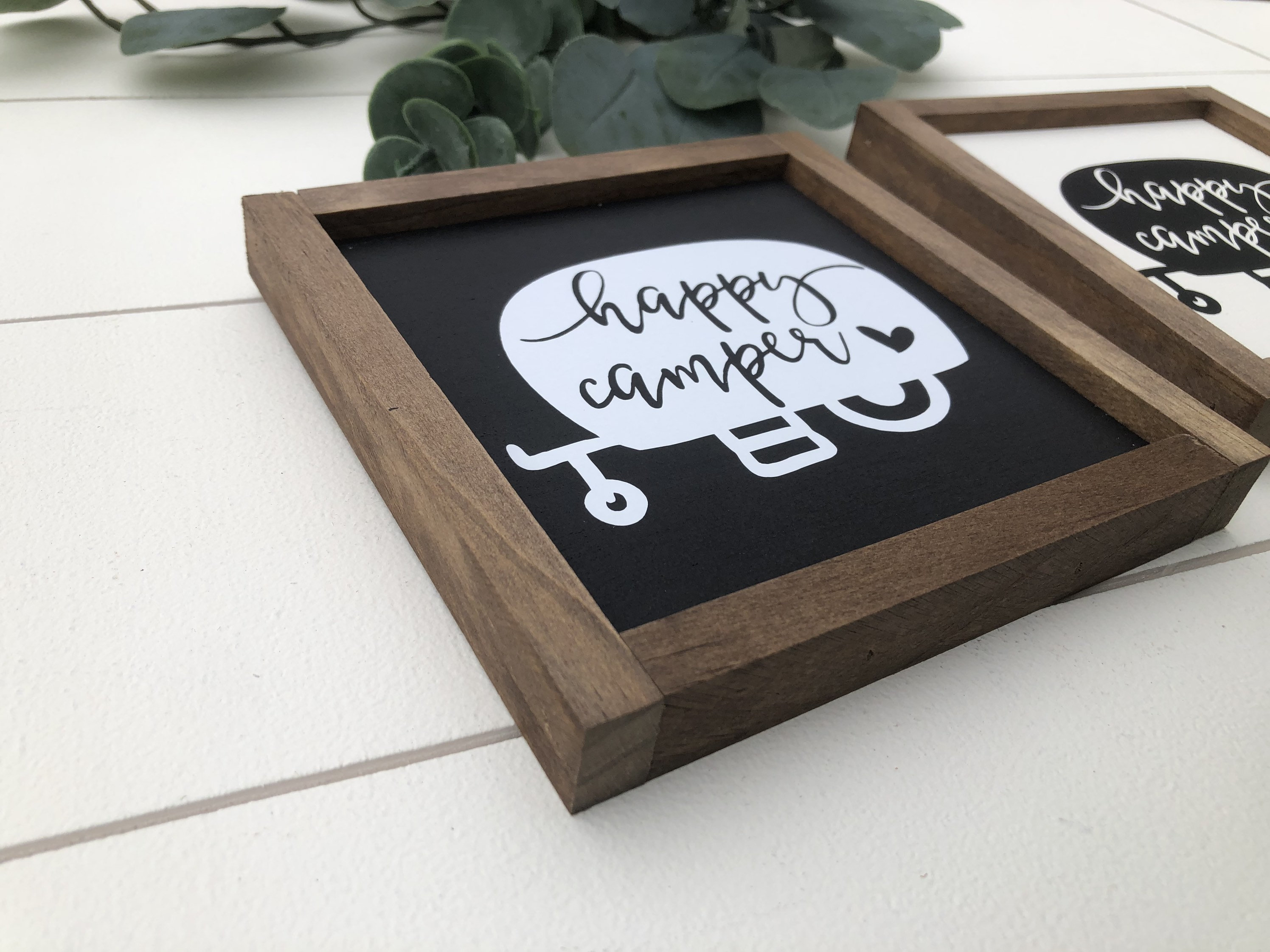 Happy Camper Sign / Camping Decor | Etsy