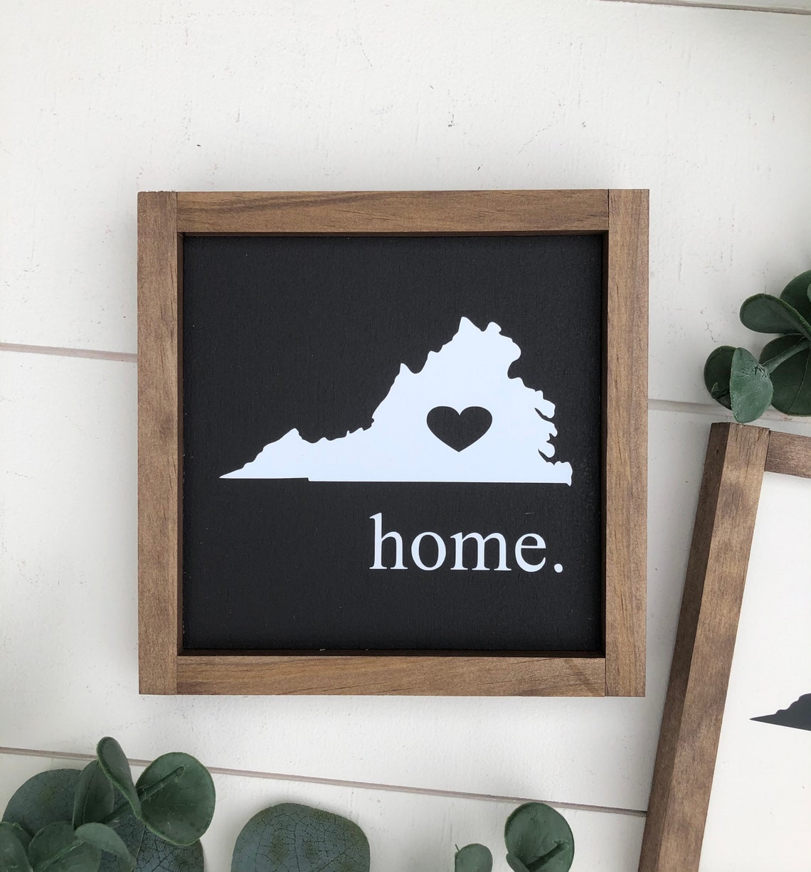 State Home Sign / Any State Available / Farmhouse Sign / - Etsy