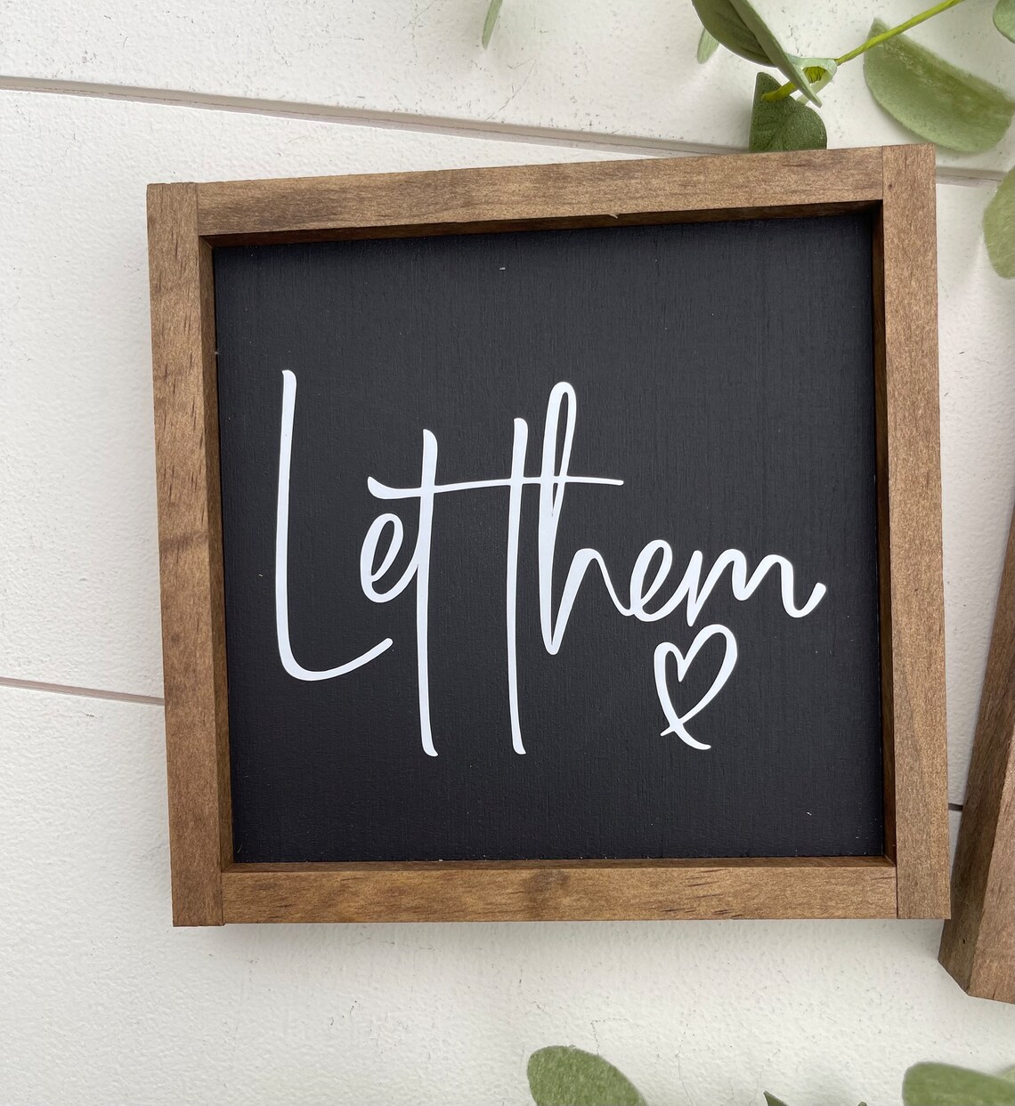 Let Them Wooden Sign / Inspirational Sign /mental Health - Etsy