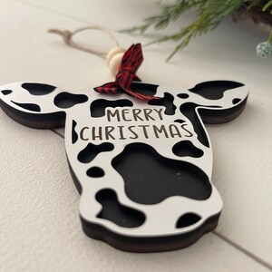 Cow Christmas Ornament / Christmas Decor / - Etsy