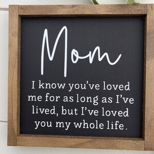 Mom Wooden Sign / Mothers Day Gift - Etsy
