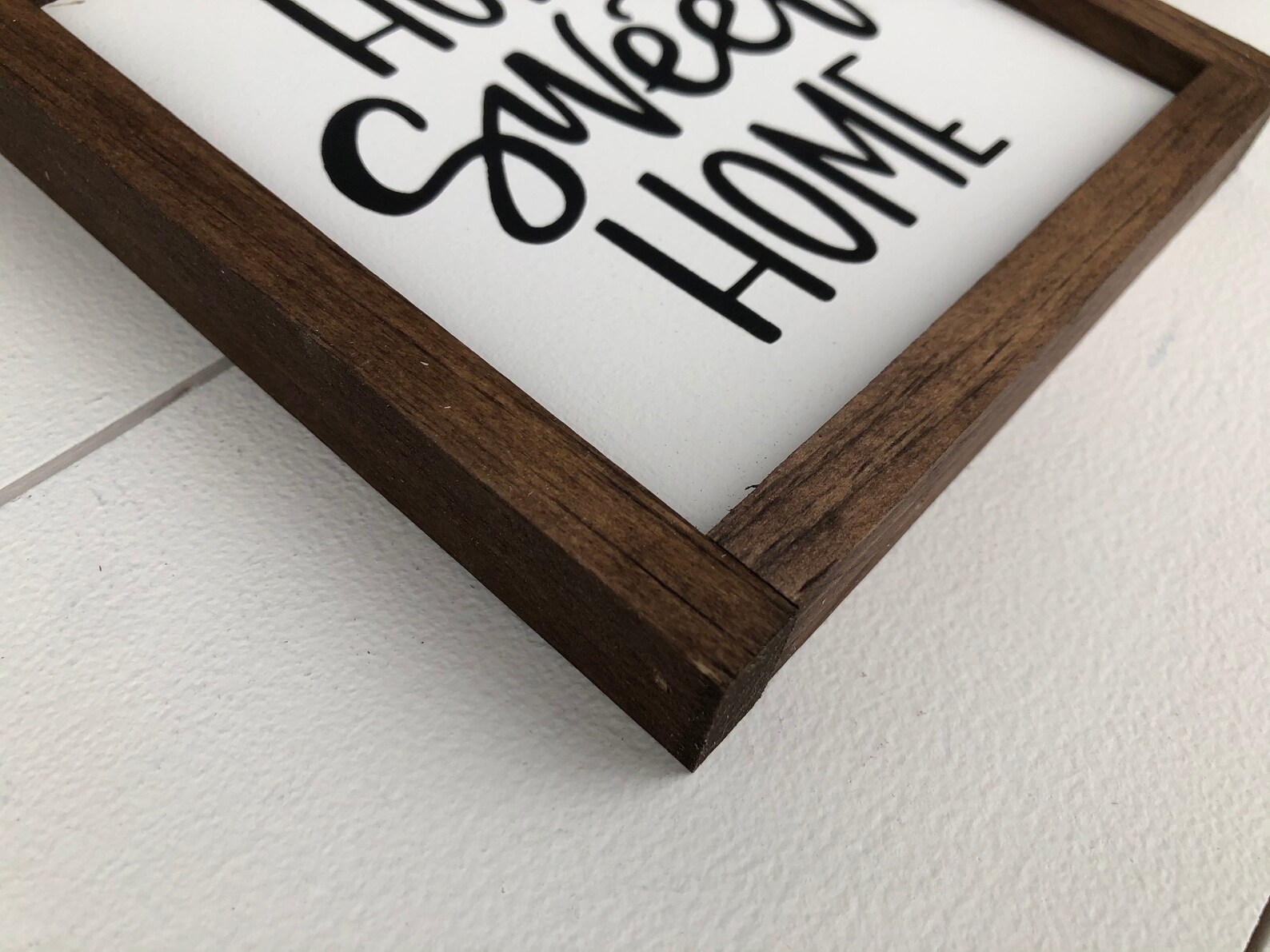 Home Sweet Home Wooden Sign / Mini Sign / Tiered Tray Sign / Entryway ...