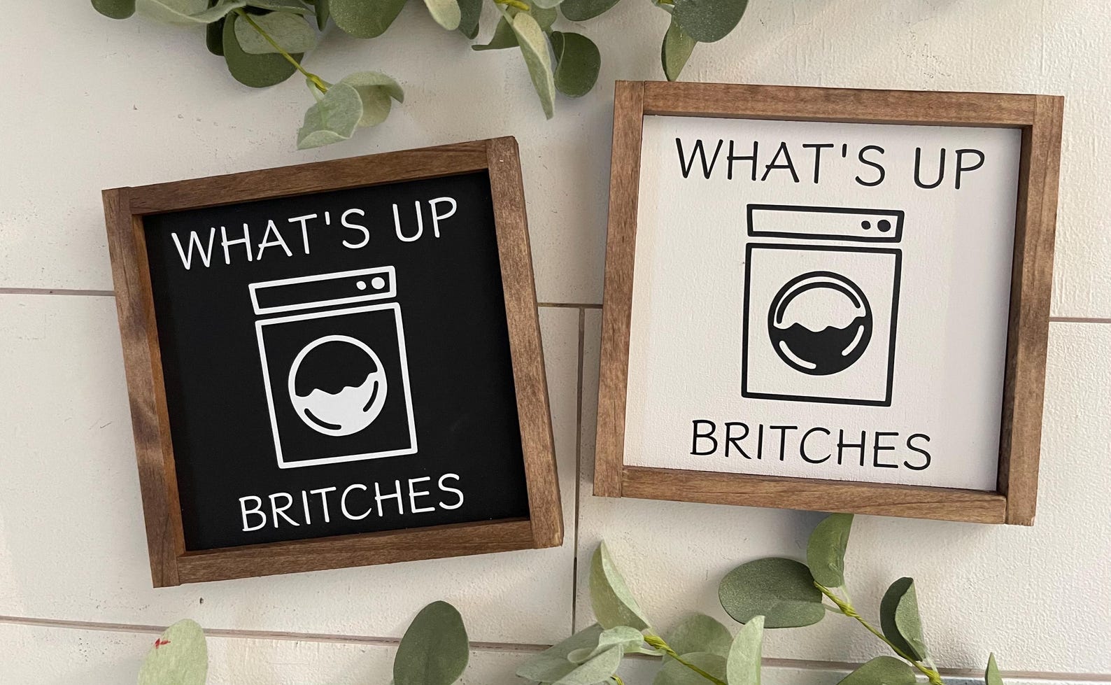 What's up Britches Wooden Sign / Laundry Room Decor - Etsy