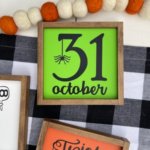 Halloween Signs / Ghost Sign / Boo Sign / Trick or Treat / October 31 ...