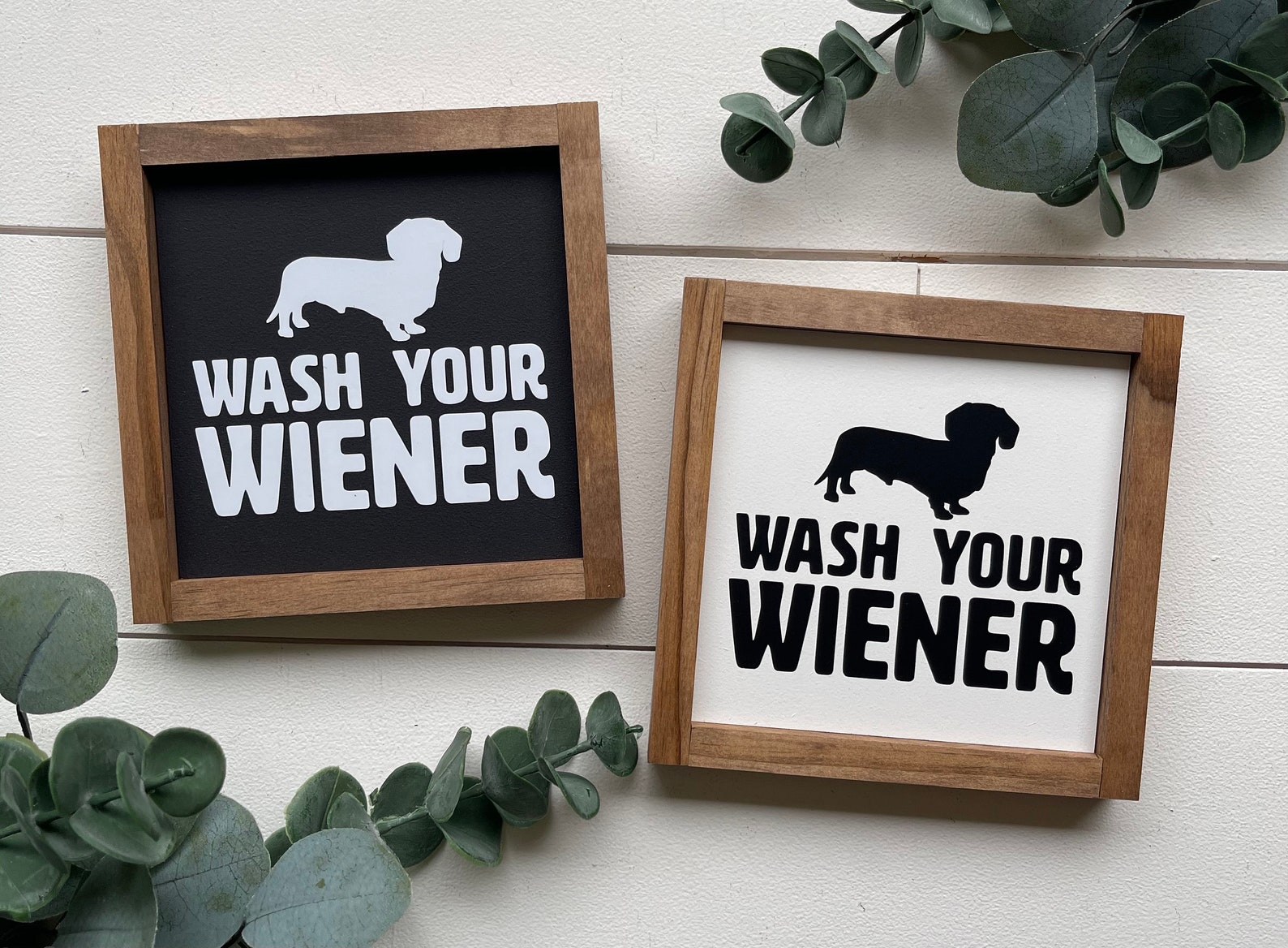 Wash your Weiner wooden sign / bathroom sign / funny sign / | Etsy