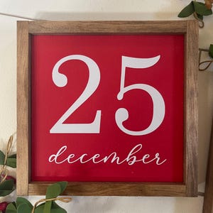 Christmas Signs / Christmas Decor / Wooden Signs / Dec 25th Sign ...