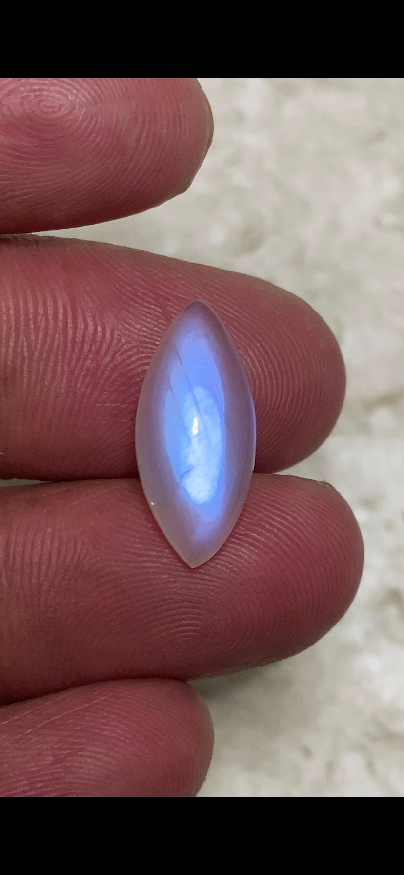 Moonstone Natural African Moonstone Blue Colour Cabochon Size18x8x5 Mm ...