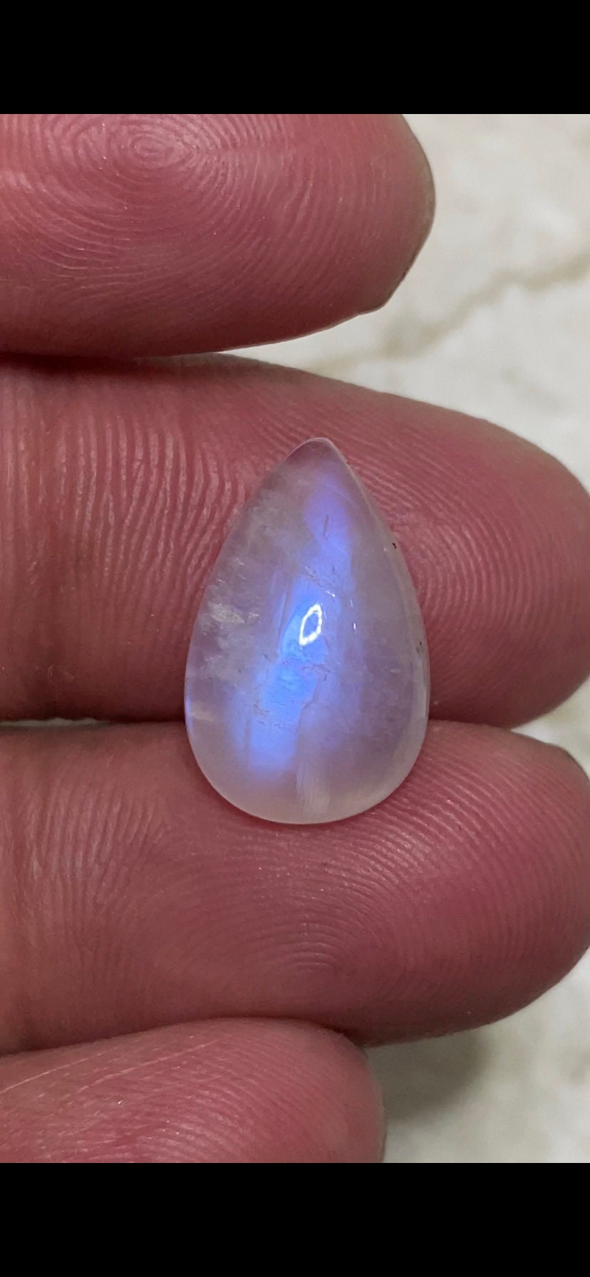 Moonstone Natural African Moonstone Blue Colour Cabochon Size17x10x5 Mm ...