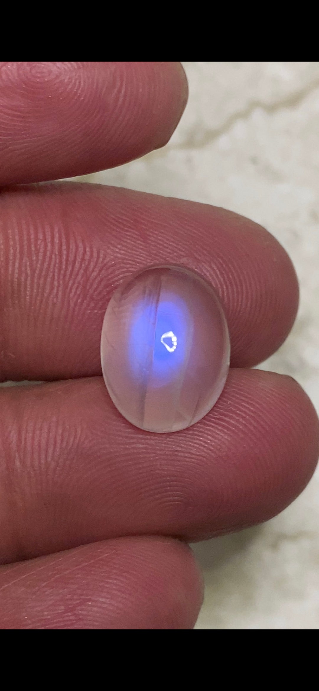 Moonstone Natural African Moonstone Blue Colour Cabochon Size14x10x6 Mm ...