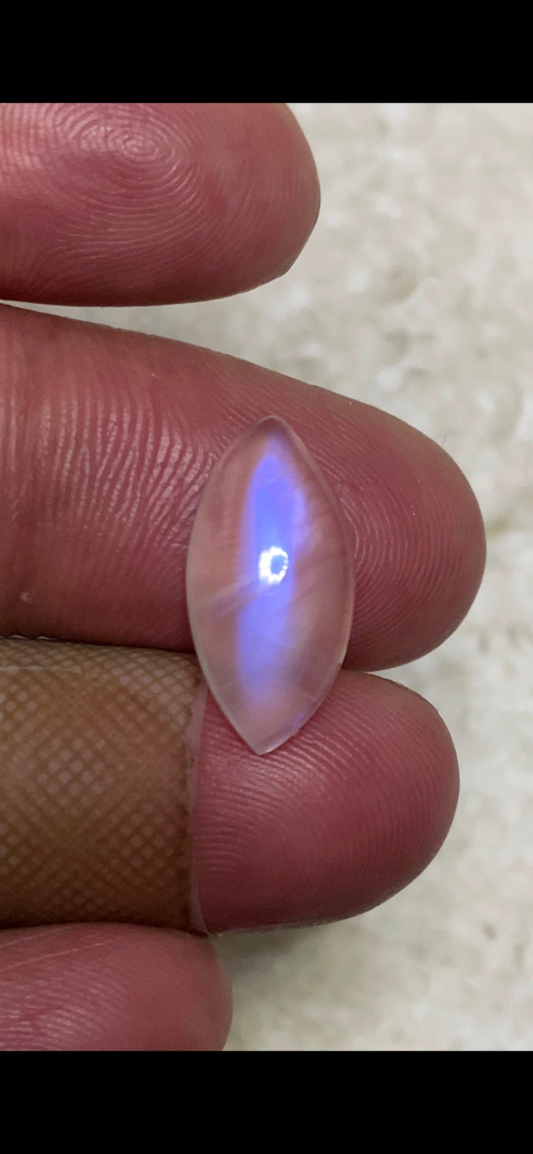 Moonstone Natural African Moonstone Blue Colour Cabochon Size18x9x5 Mm ...